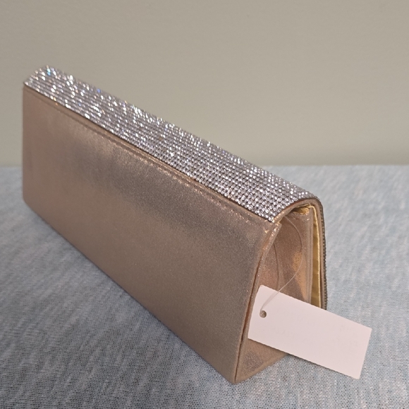 Bags | Gold And Silver Evening Clutch Room For Phone A With Keys ...